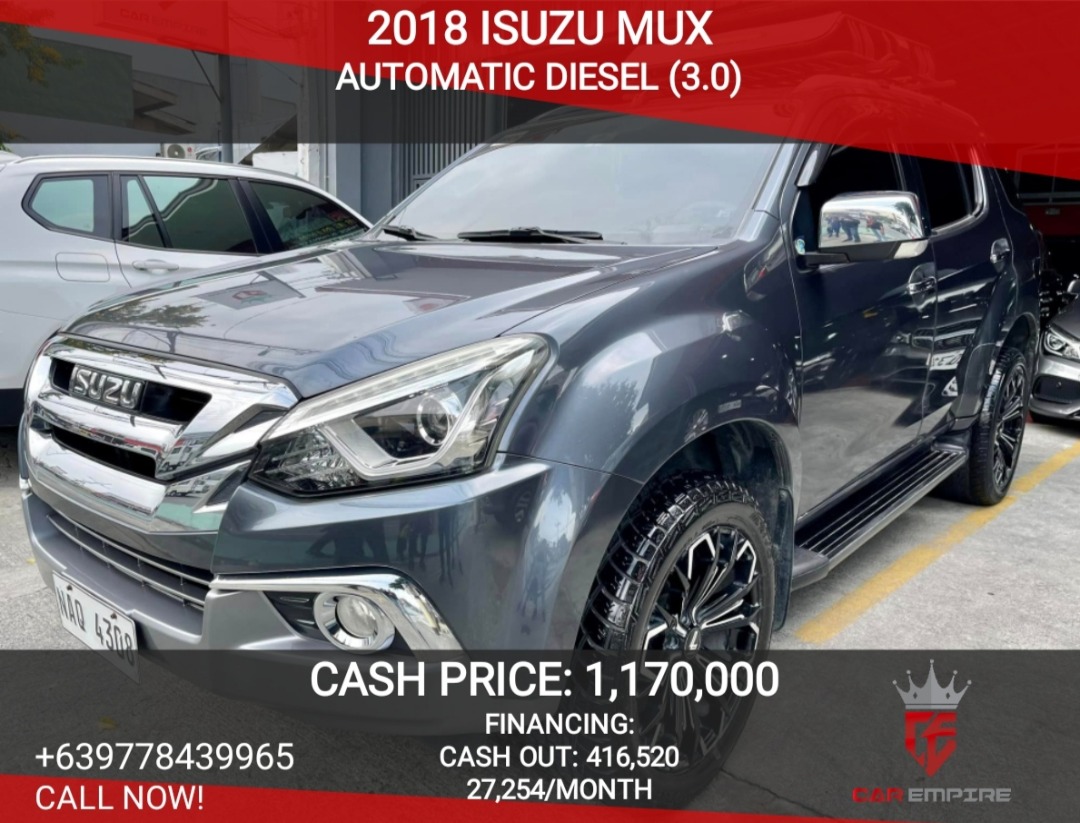 Isuzu Mux 2018 LS Blue Power Auto on Carousell