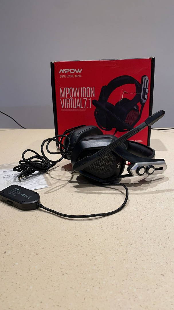 J032) Mpow BH470 Iron Pro Wireless Gaming Headset, Audio, Headphones ...