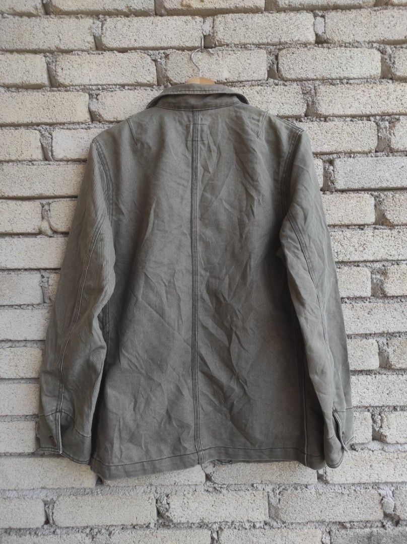 jungle storm japan branded rare style army military askar jacket ...