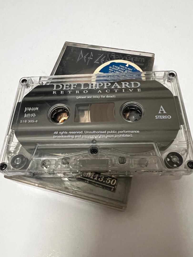 Kaset def leppard - retro active cassette heavy metal glam 80s slow ...