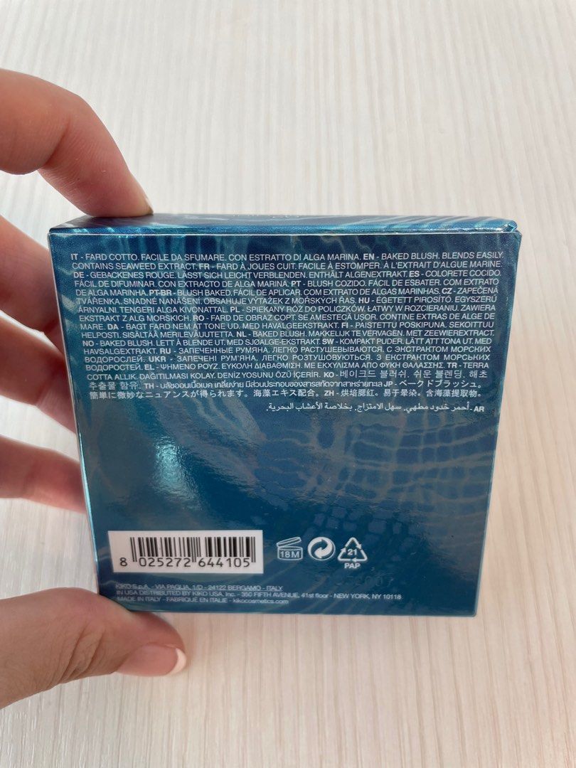 KIKO MILANO : Ocean Feel Blush #02 Bonne Mine, Beauty & Personal Care ...