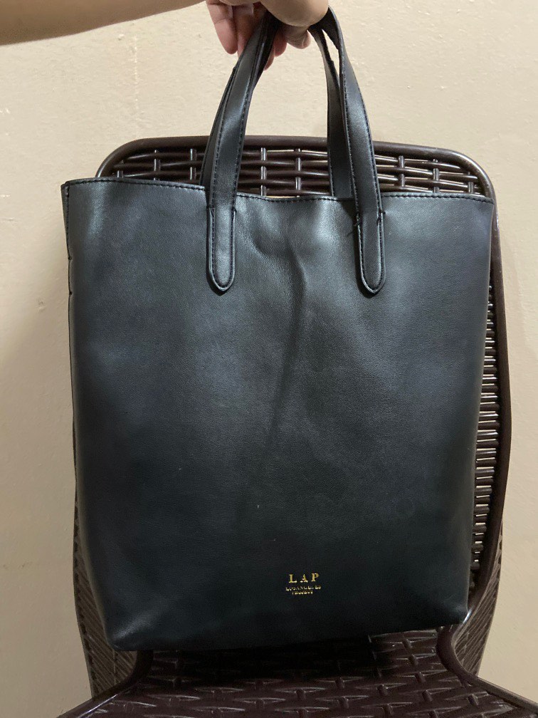 LAP Leather Tote Bag, Women's Fashion, Bags & Wallets, Tote Bags on ...