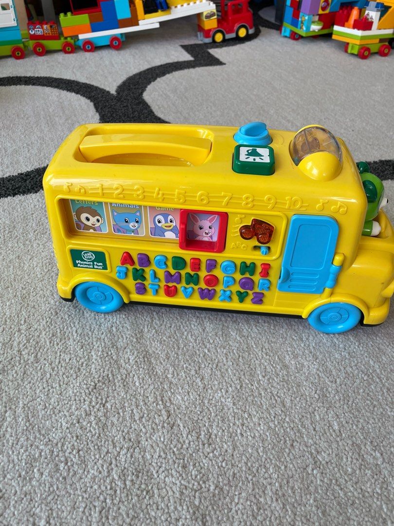 Leap frog phonics fun animal bus, Babies & Kids, Infant Playtime on ...