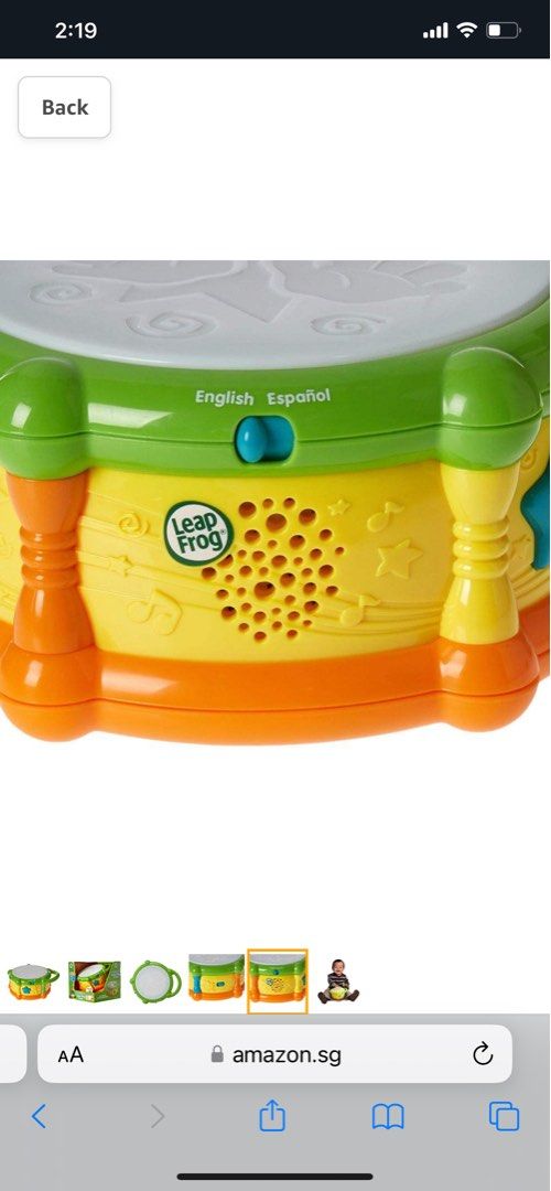 LeapFrog Learn and Groove Color Play Drum, Babies & Kids, Infant ...