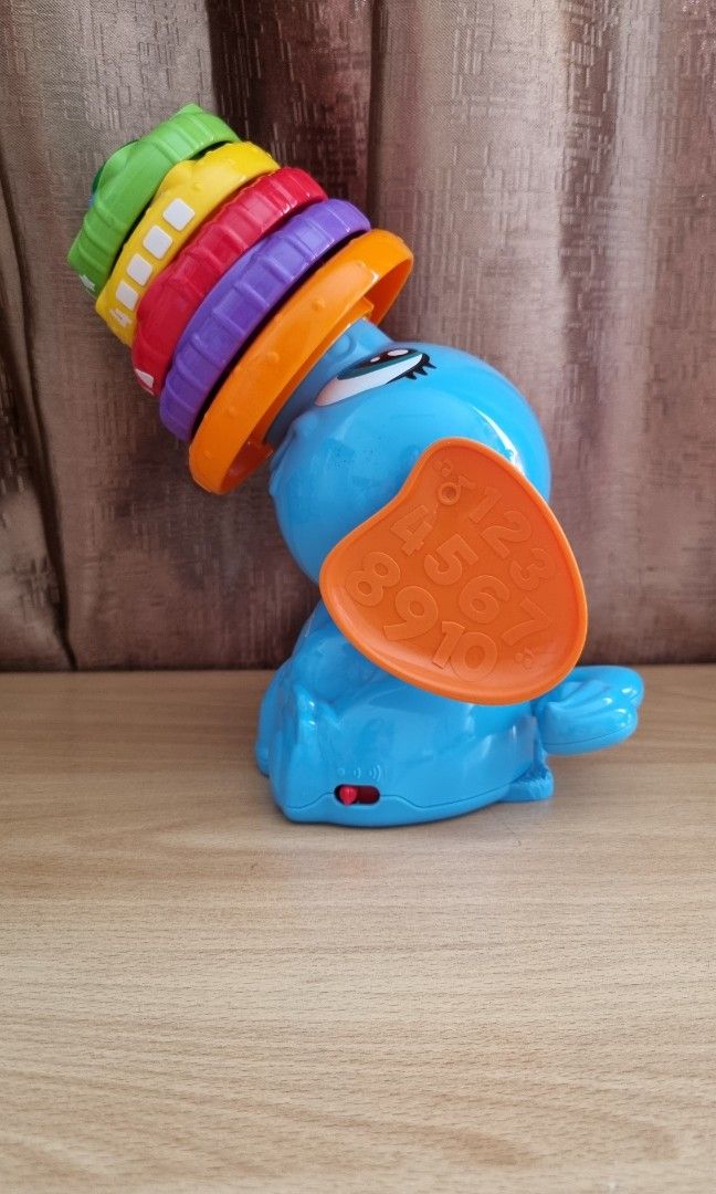 Leapfrog Stack & Tumble Elephant, Bayi & Anak, Mainan & Baby Walker di ...