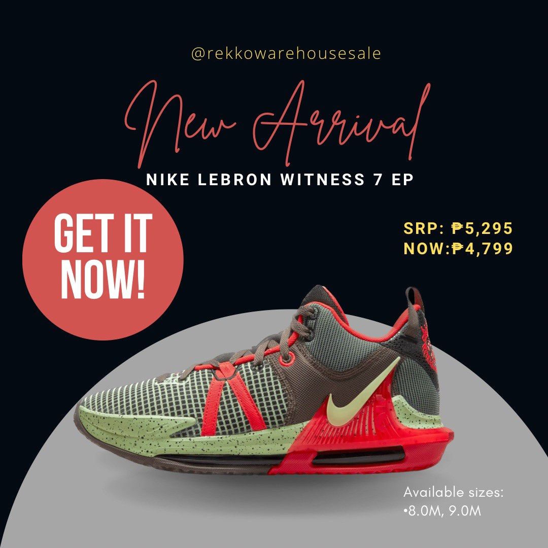 LEBRON WITNESS 7 EP, Men's Fashion, Footwear, Sneakers on Carousell