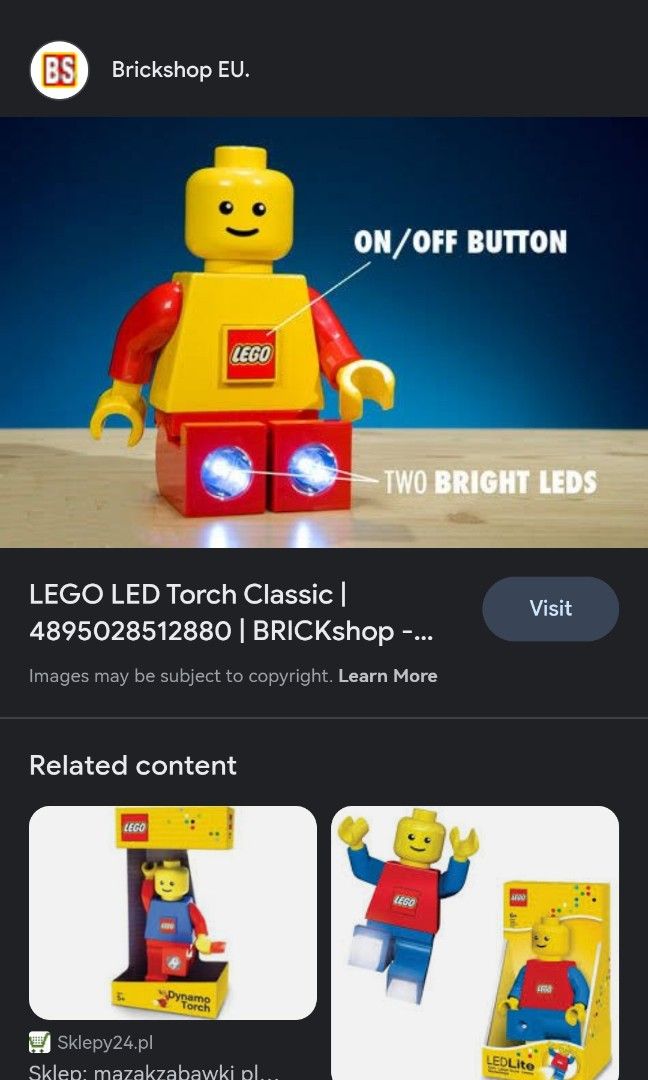 Lego LED Torch - Authentic Lego on Carousell