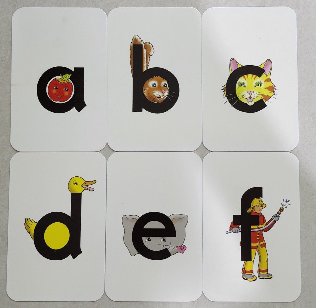 Letterland Flashcards, Hobbies & Toys, Books & Magazines, Children's ...