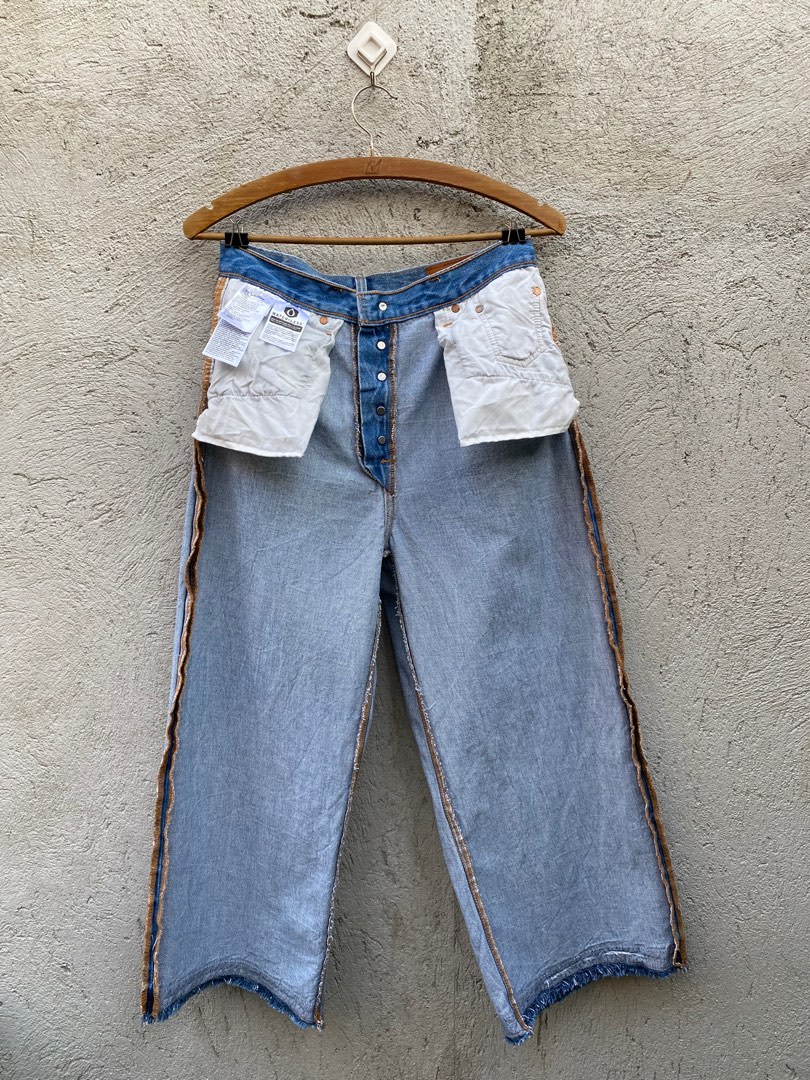 Levi's Big E Square Pants (Leather Patch), Women's Fashion, Bottoms ...