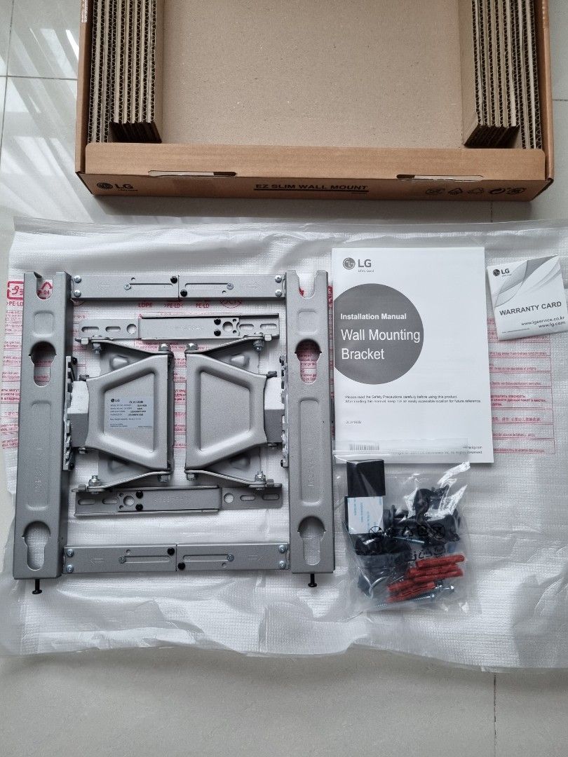 LG EZ slim wall mount, TV & Home Appliances, TV & Entertainment, TV ...
