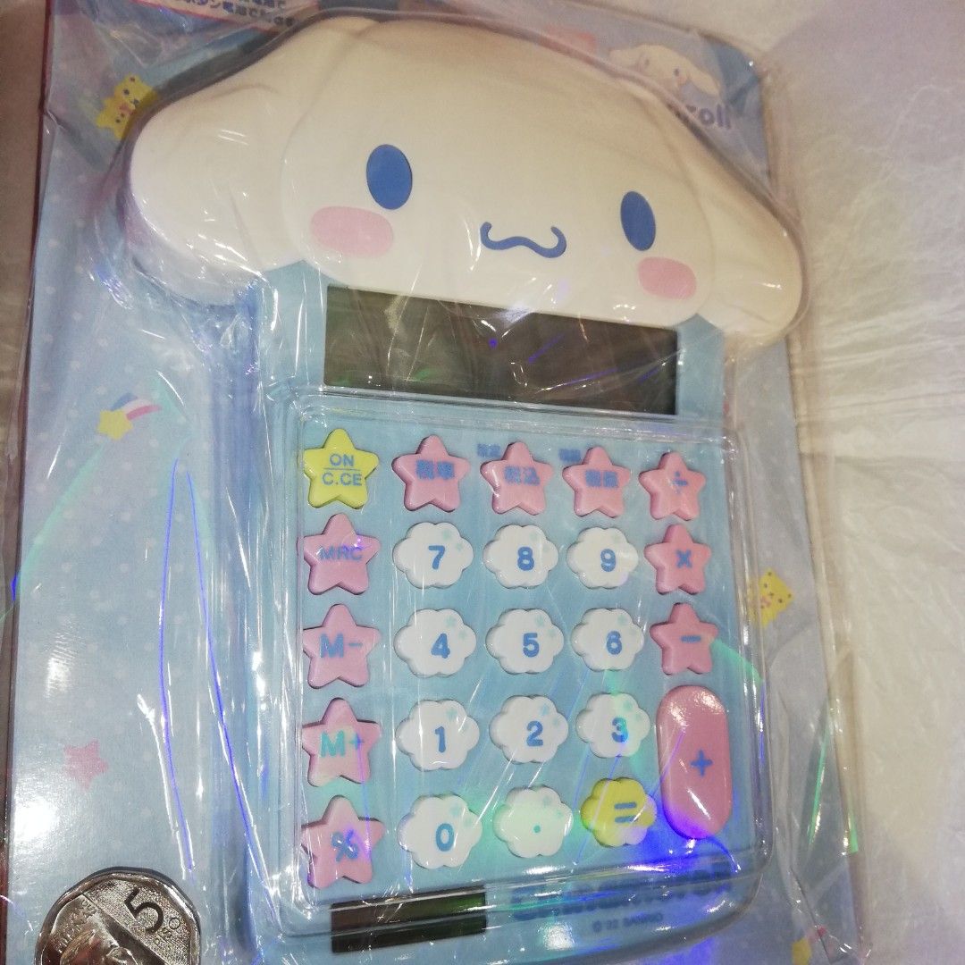 Licensed Sanrio Cinnamoroll Calculator Character Shape, Hobbies & Toys ...