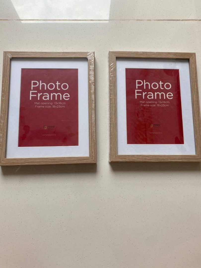 Light brown wooden photo frame with transparent background x2 ...