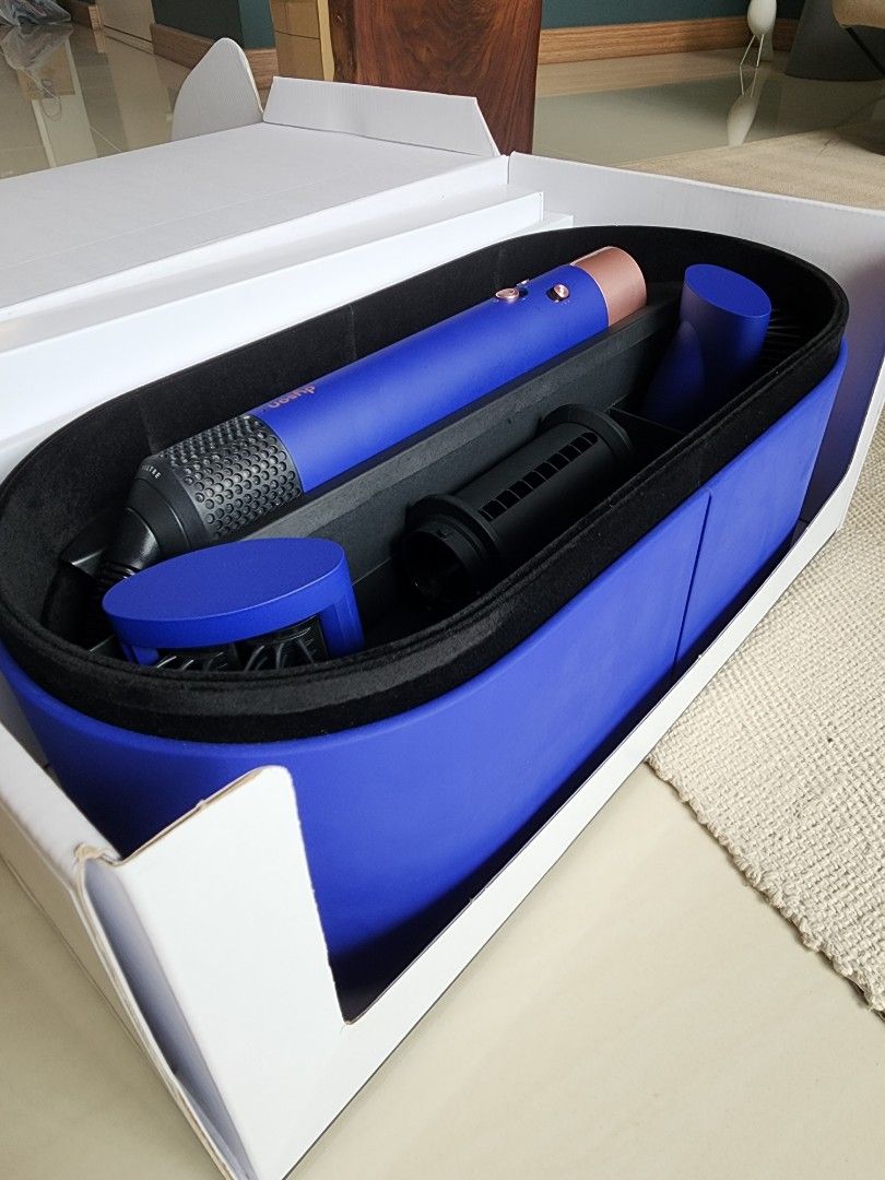 *Like New*Dyson Airwrap (Vinca blue/Rose), Beauty & Personal Care, Hair ...