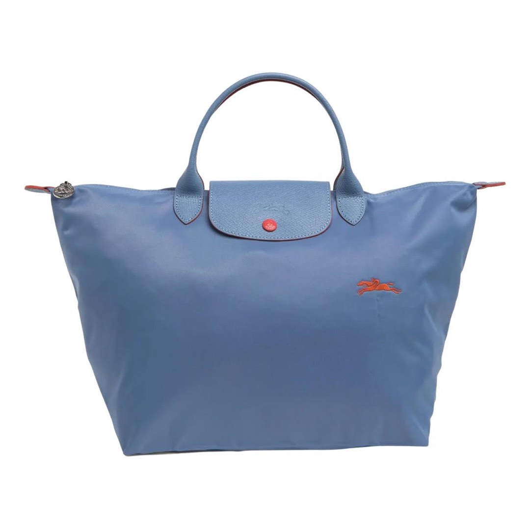Longchamp pilage tote sky blue, Women's Fashion, Bags & Wallets, Tote ...