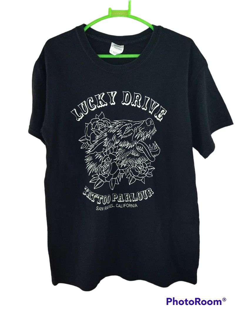 Lucky Drive Tattoo Parlour, Men's Fashion, Tops & Sets, Tshirts & Polo ...