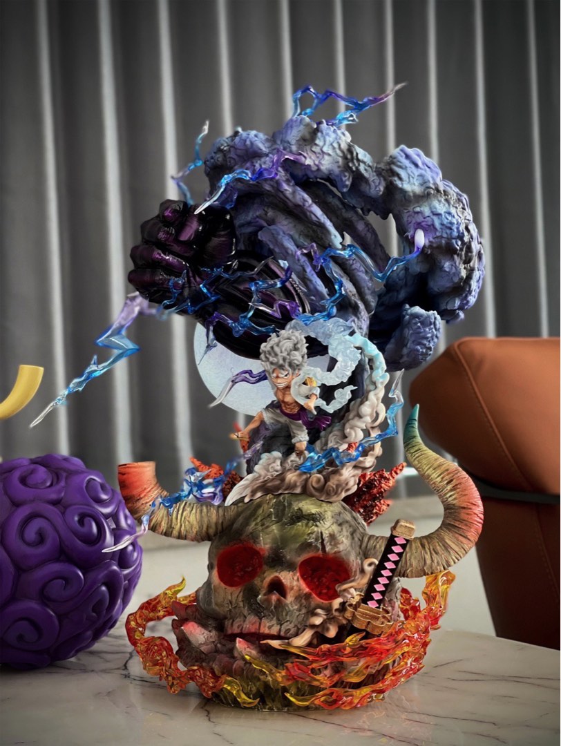 Luffy Gear 5 Sun God Nika GK Figure G5 Studio One Piece, Hobbies & Toys ...