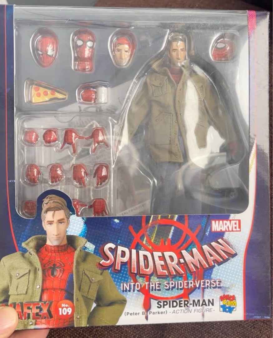 MAFEX SPIDER-MAN NO.109 (PETER B PARKER), Hobbies & Toys, Toys & Games ...
