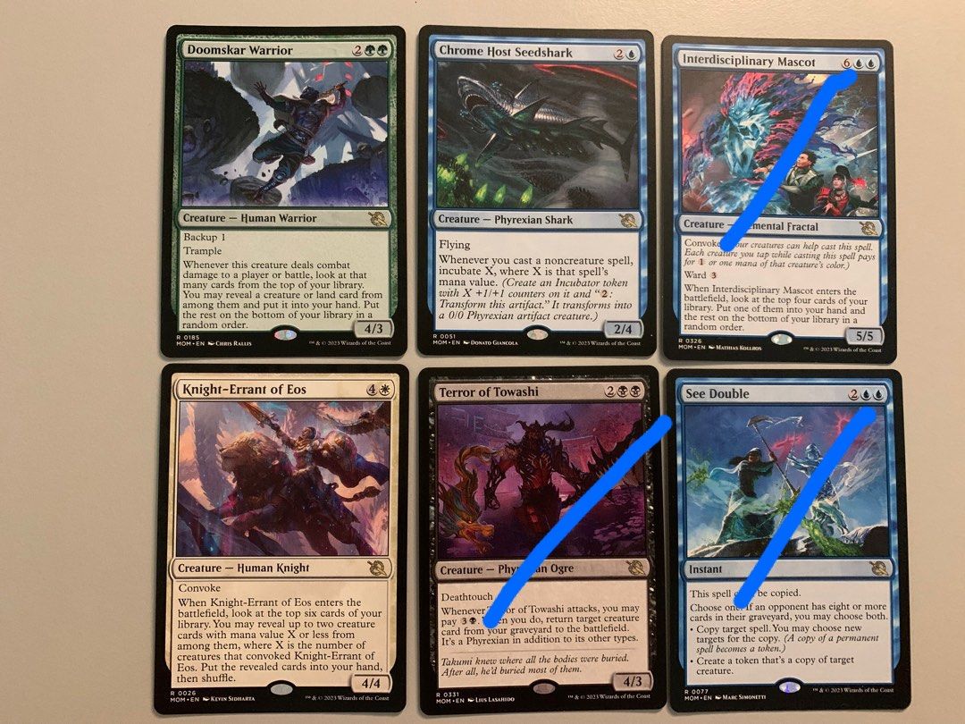 Magic the Gathering MTG MOM Assorted Rares, Hobbies & Toys, Toys ...