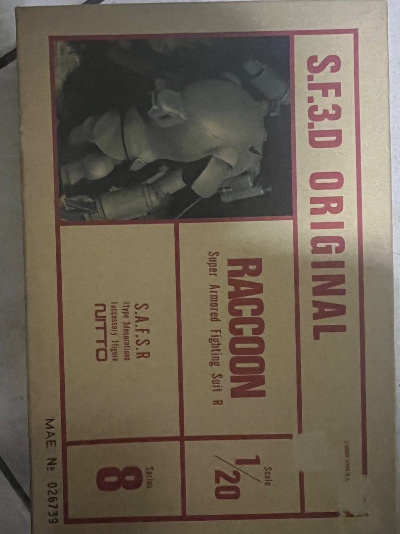 Ma.k raccoon 1/20 scale, Hobbies & Toys, Toys & Games on Carousell