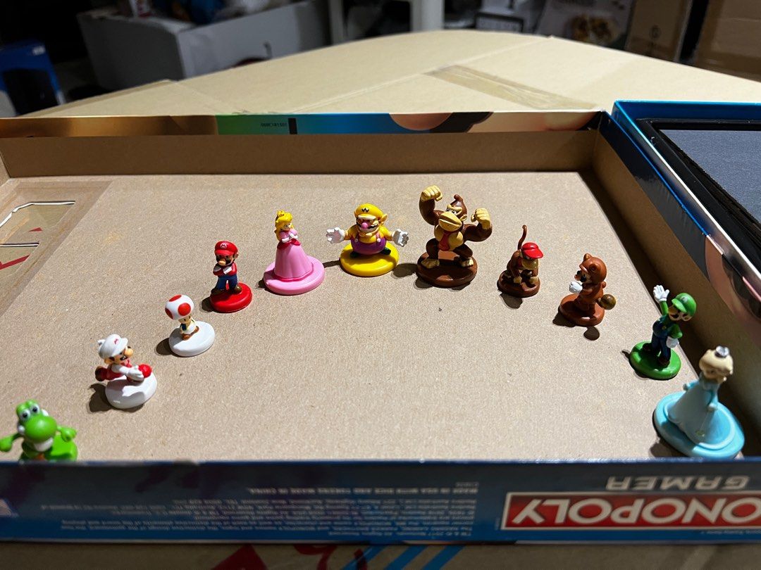 full 12 characters Mario Monopoly, Hobbies & Toys, Toys & Games on ...