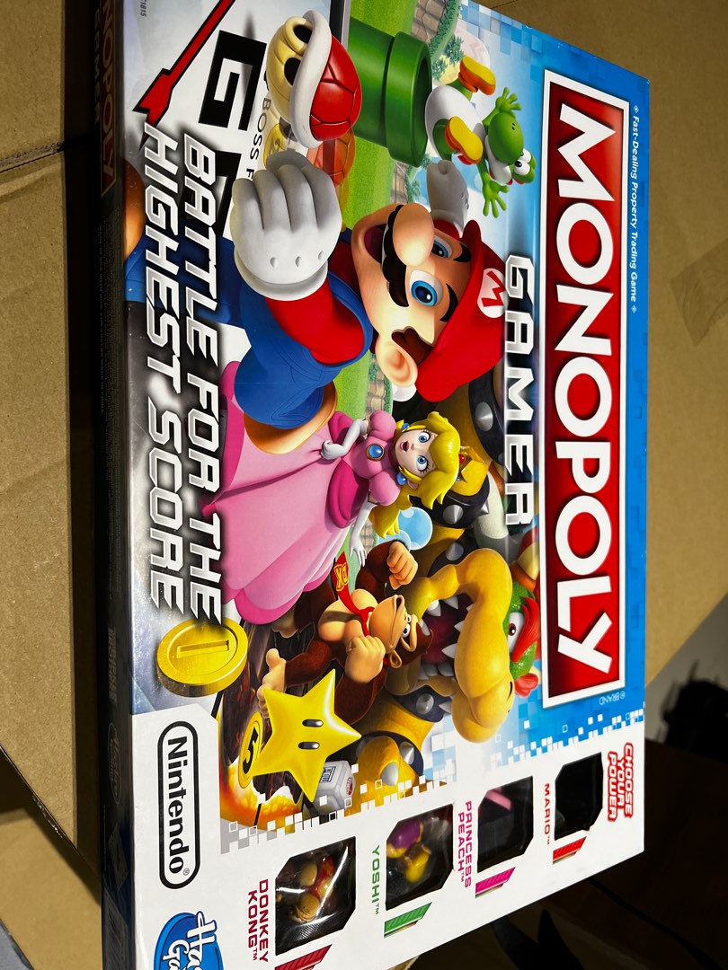 full 12 characters Mario Monopoly, Hobbies & Toys, Toys & Games on ...