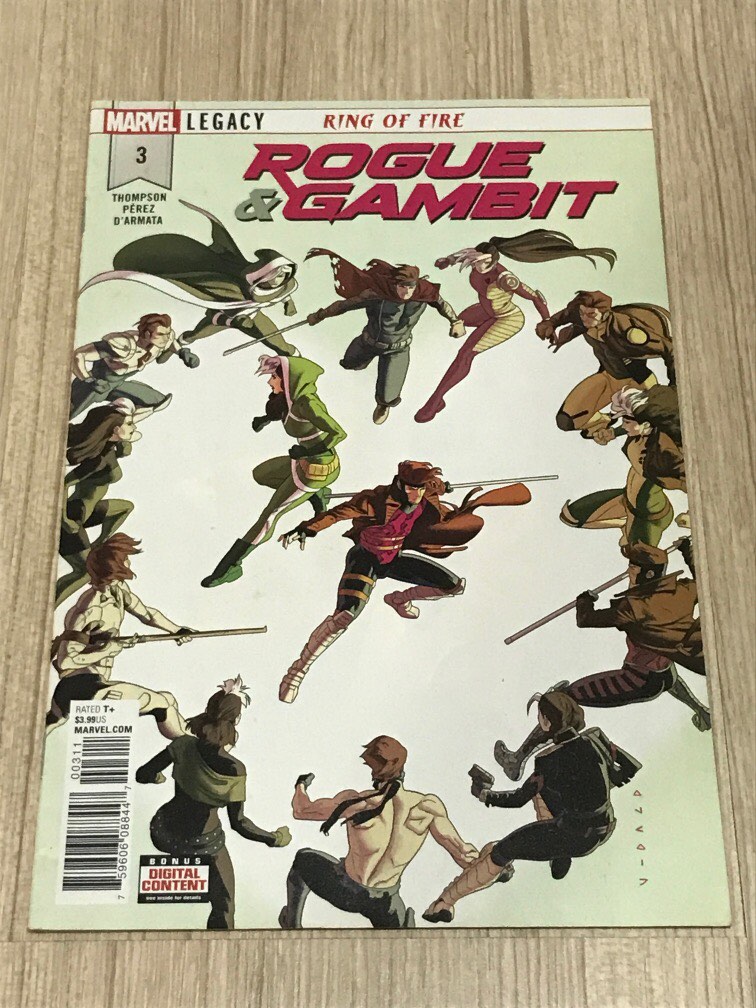 Marvel: Ring of Fire - Rouge & Gambit #3, Hobbies & Toys, Books ...