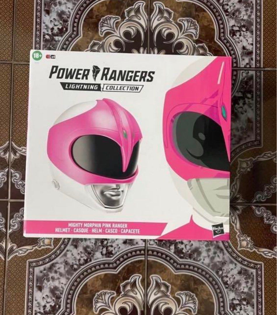 Mighty Morphin Power Rangers - Hasbro Pink Ranger Helmet, Hobbies ...