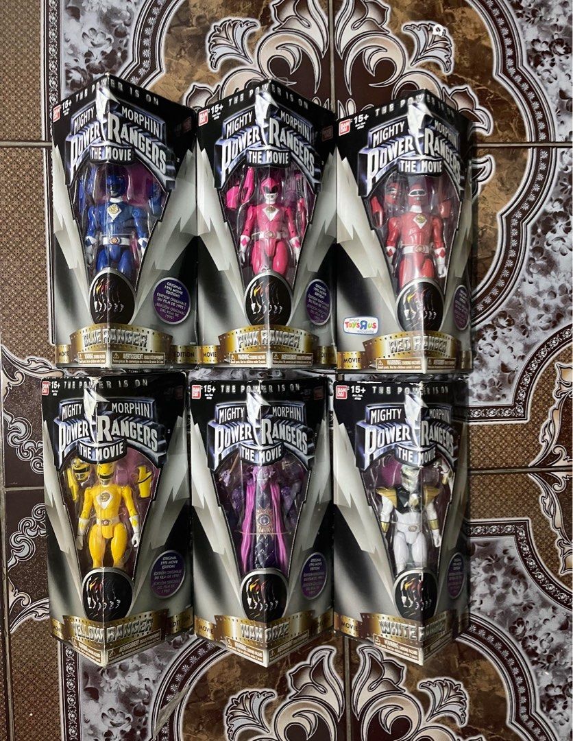 Mighty Morphin Power Rangers - Bandai Legacy MMPR The Movie 5inch ...