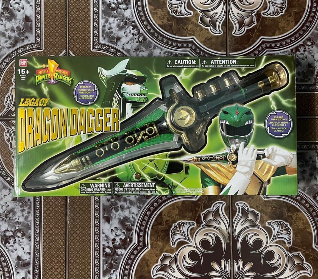 Mighty Morphin Power Rangers - Bandai Legacy Dragon Dagger, Hobbies ...