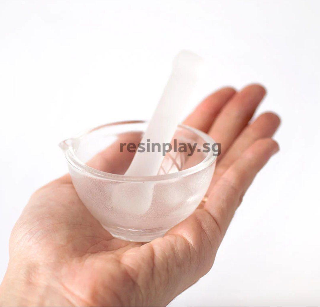 Mini Glass Mortar and pestle, Hobbies & Toys, Stationery & Craft, Craft ...