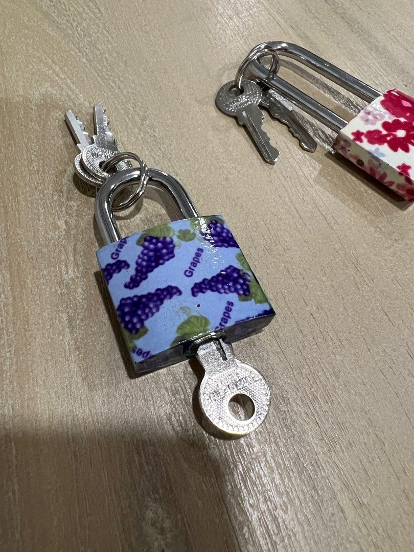 Mini lock and key set, Hobbies & Toys, Travel, Travel Essentials ...