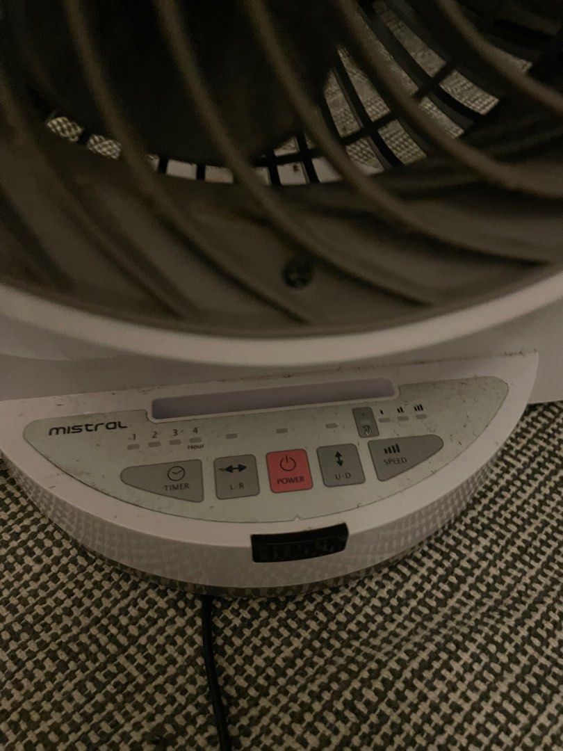 Mistral Floor/Table Power Fan, Furniture & Home Living, Lighting & Fans ...