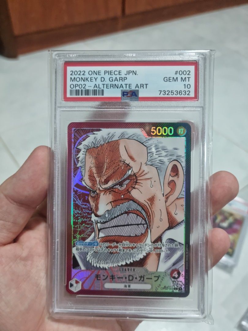 Monkey D. GARP LEADER AA PSA 10 | Admirals |Monkey D | PSA Slab | PSA ...