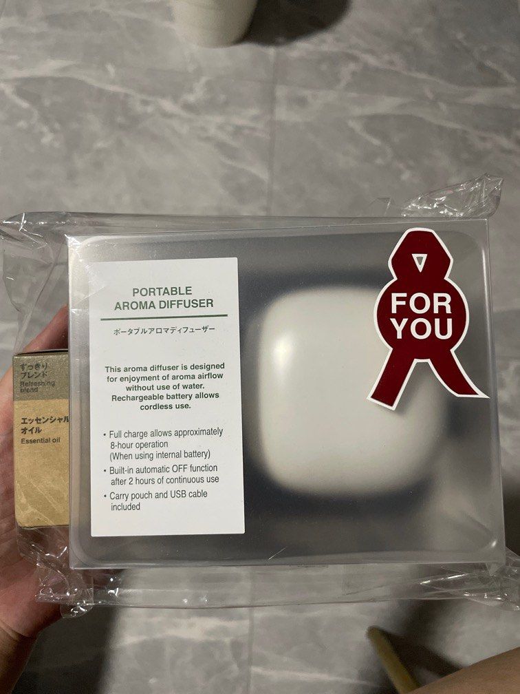 Muji portable Aroma Diffuser & Essential oil, Furniture & Home Living ...