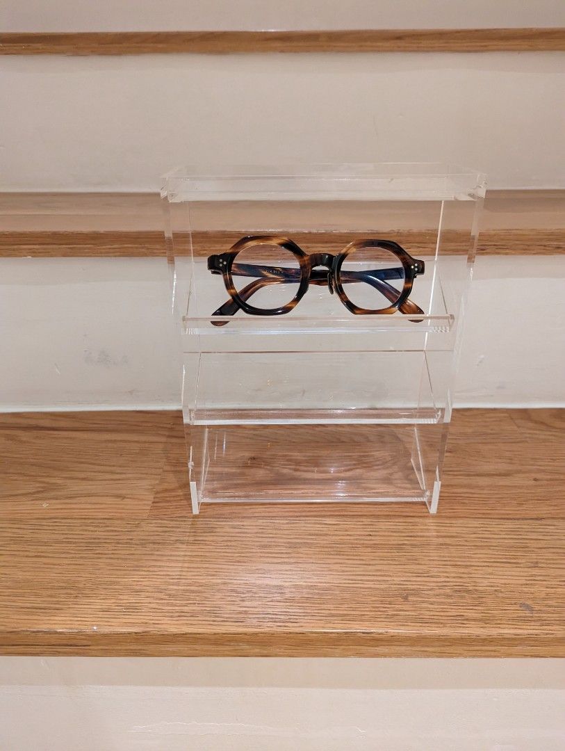 Muji spectacles glasses display acrylic stand, Furniture & Home Living ...