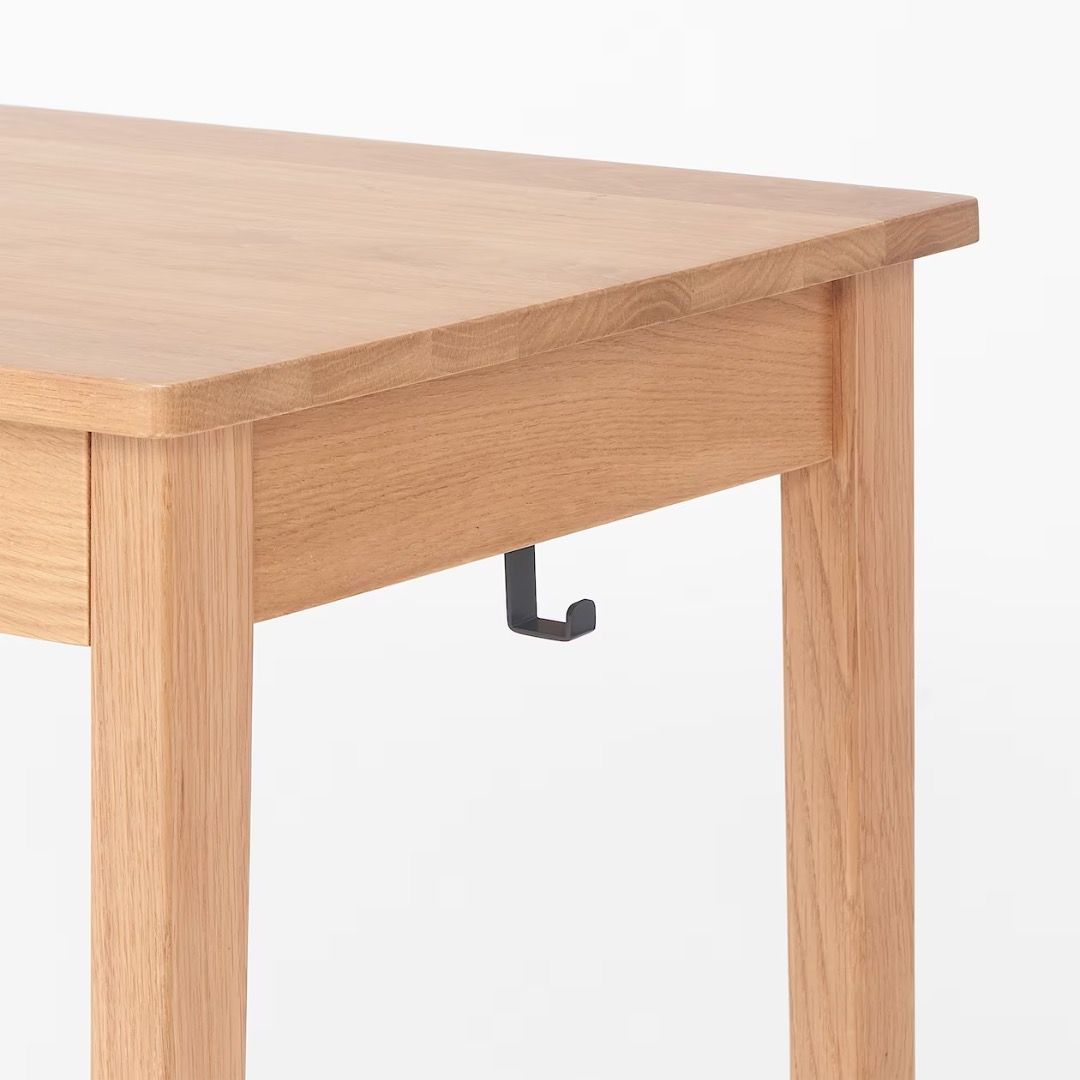 Muji desk study table wood *nearly new* for study, work from home, wfh ...