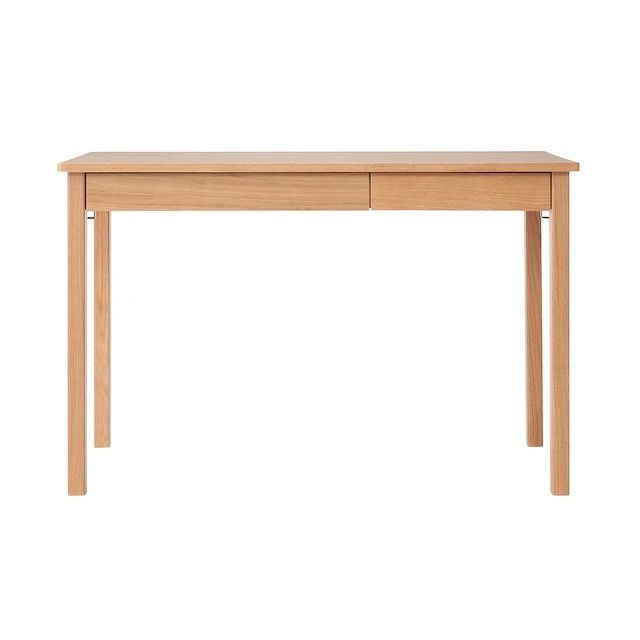 Muji wooden desk *nearly new* for study, work from home, wfh, Furniture ...