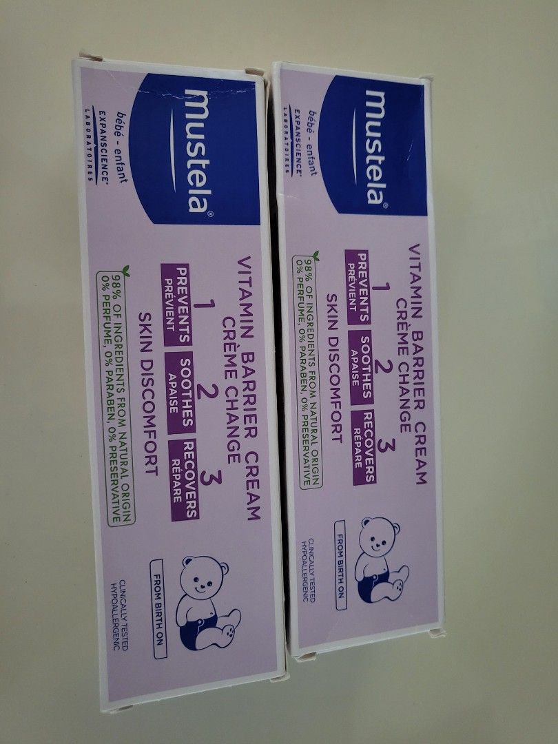 Mustela diaper cream, Babies & Kids, Bathing & Changing, Other Baby ...