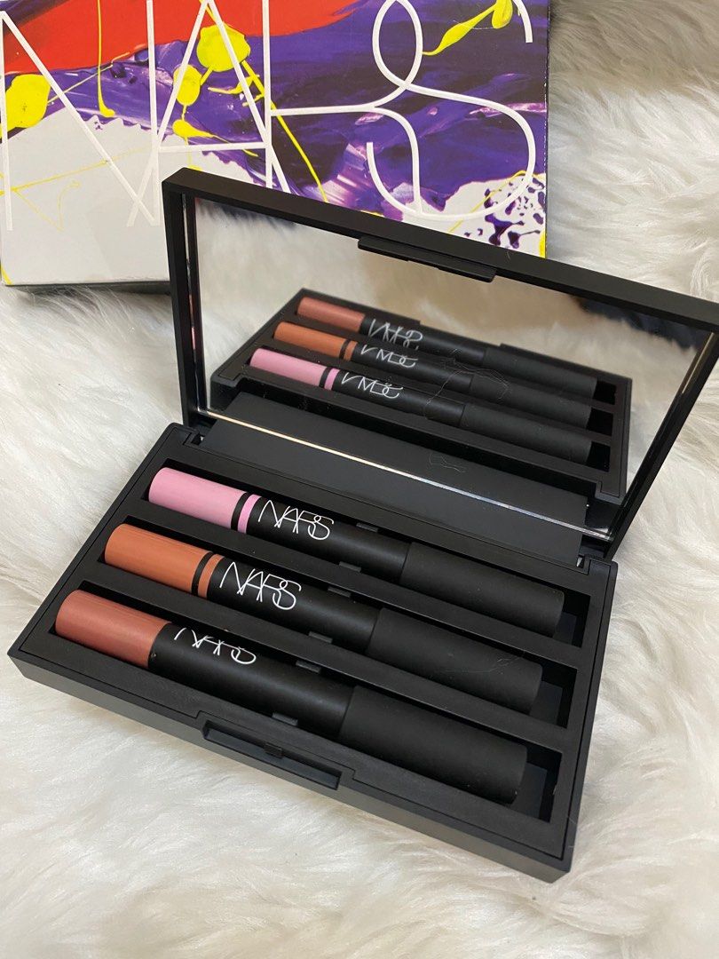 Nars Satin Lip Pencil Kit with mirror on Carousell