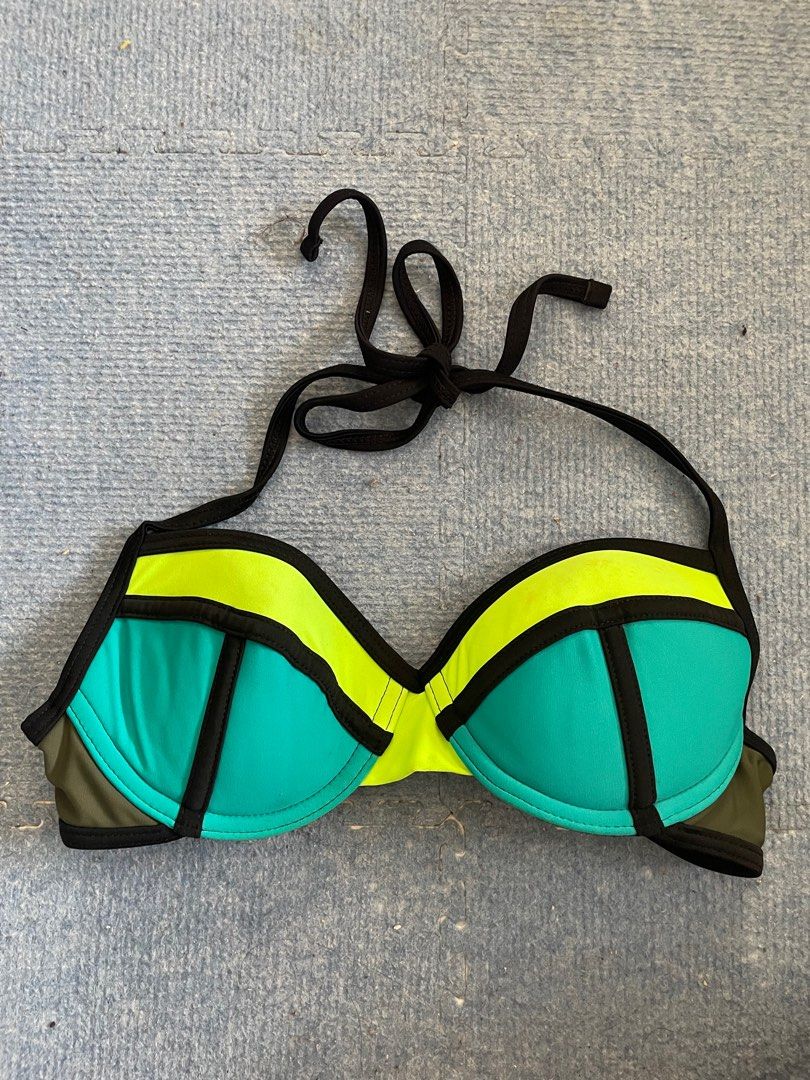 Neon Bikini Top, Women's Fashion, Swimwear, Bikinis & Swimsuits on ...