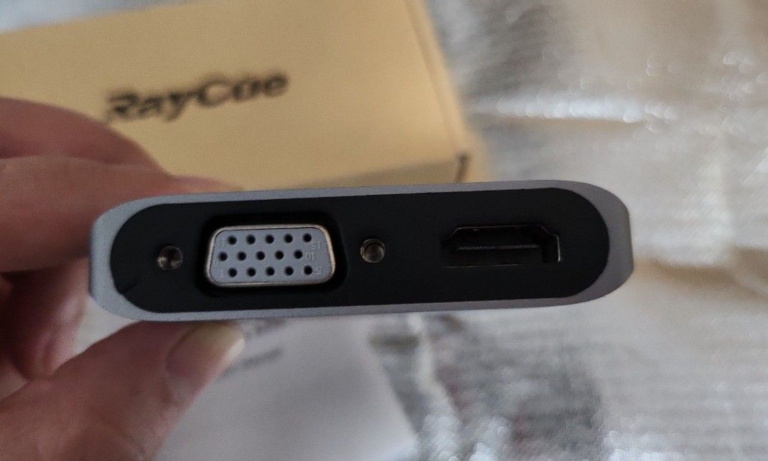 New: Brand Raycue USB to HDMI and VGA Adaptor, Computers & Tech, Parts ...