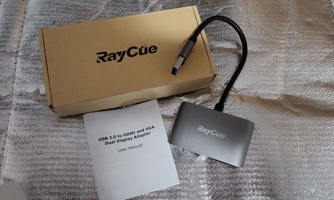 New: Brand Raycue USB to HDMI and VGA Adaptor, Computers & Tech, Parts ...