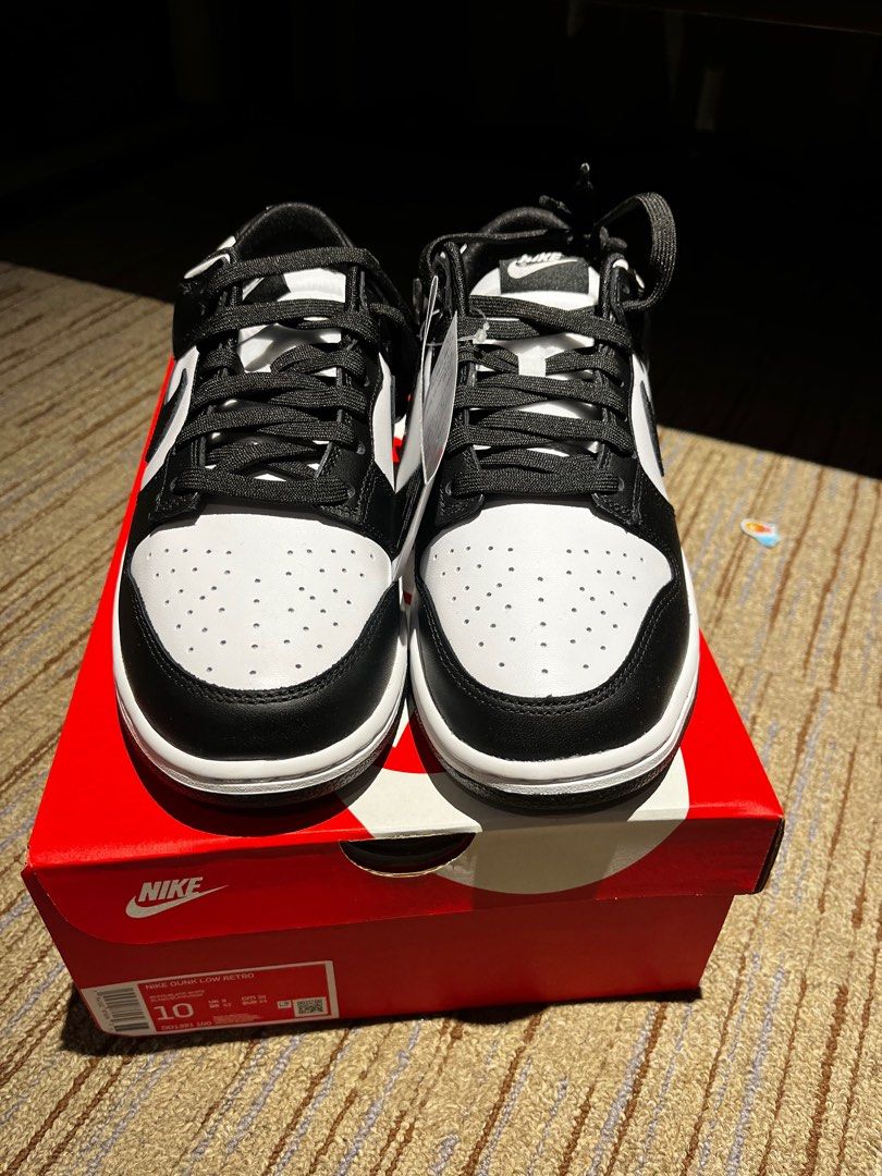Nike Dunk Low Retro Panda, Men's Fashion, Footwear, Sneakers on Carousell