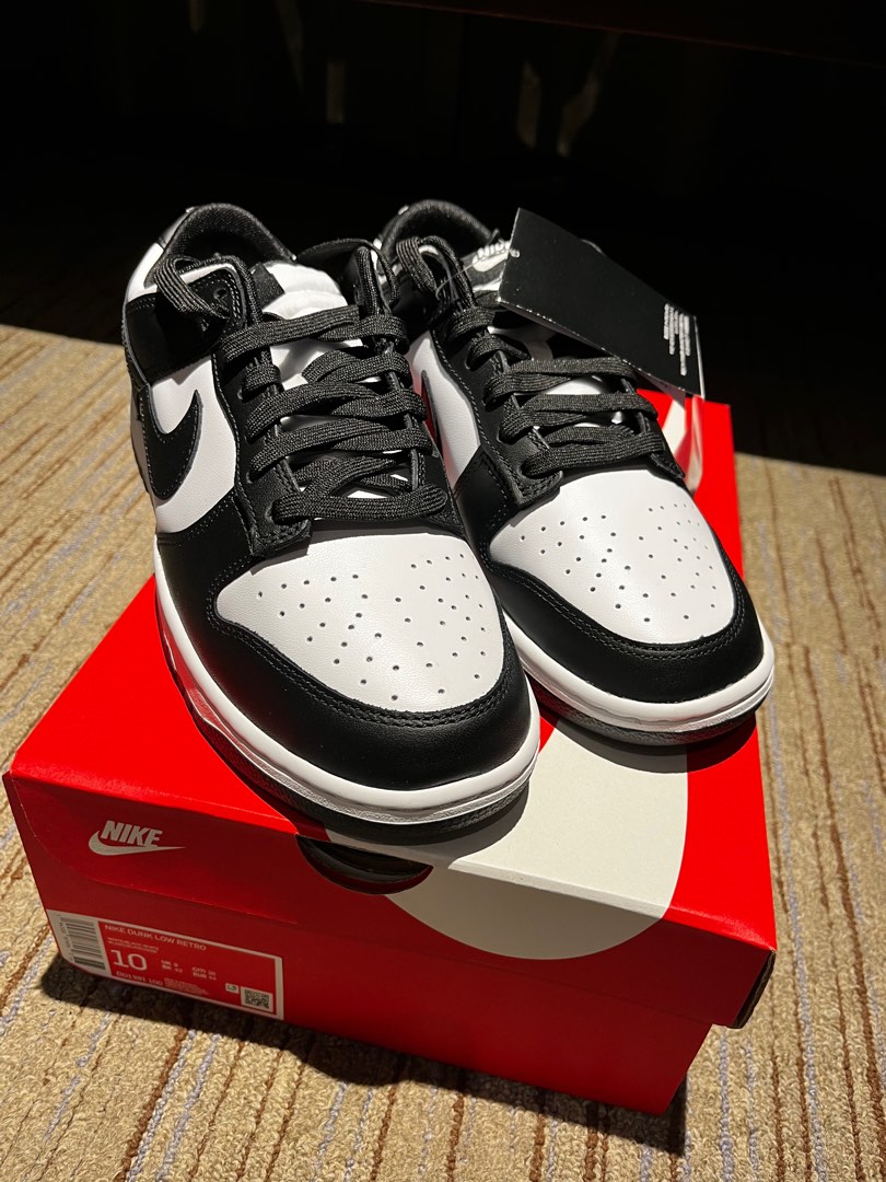 Nike Dunk Low Retro Panda, Men's Fashion, Footwear, Sneakers on Carousell