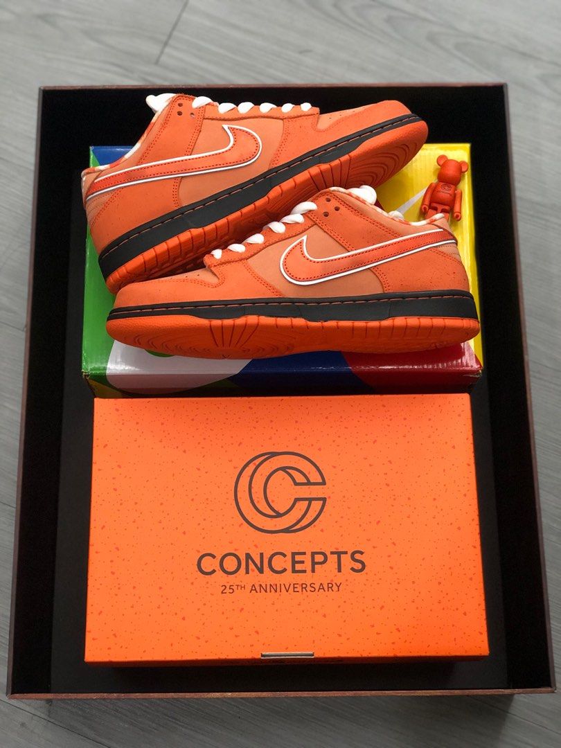 Nike SB Dunk Low Orange Lobster Special Box, Men's Fashion, Footwear ...
