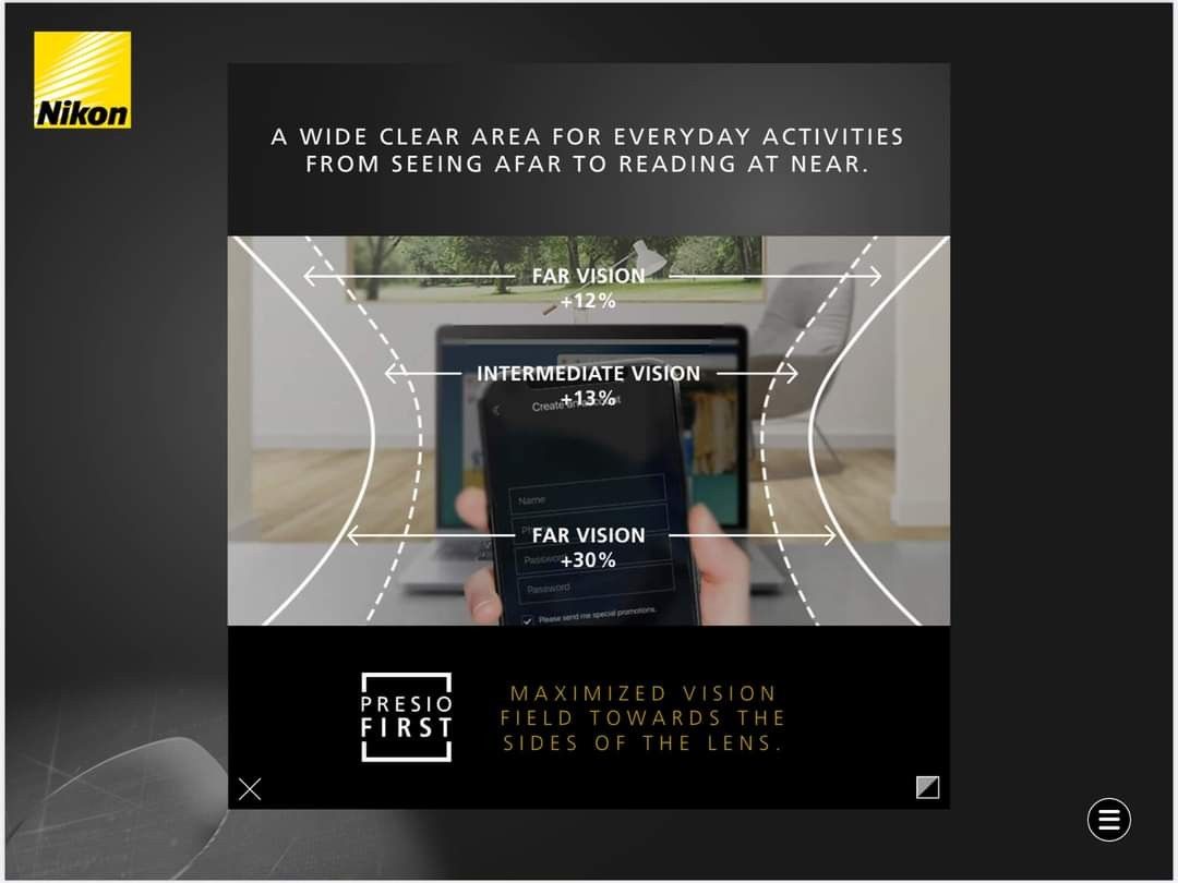 Nikon Presio First progressive lenses promotion, Men's Fashion, Watches ...