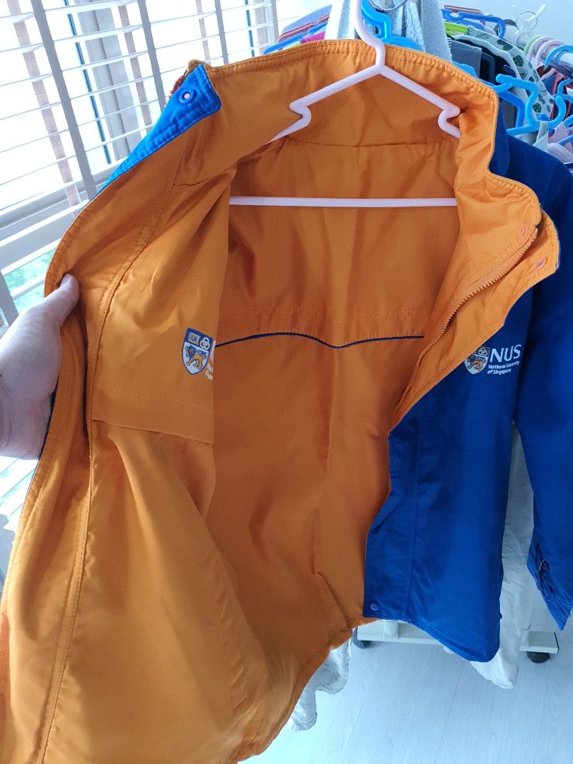 NUS Reversible windbraker sports jacket, Men's Fashion, Coats, Jackets ...