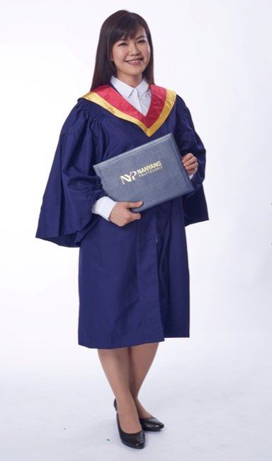 NYP Graduation Gown Rental, Women's Fashion, Dresses & Sets, Evening ...