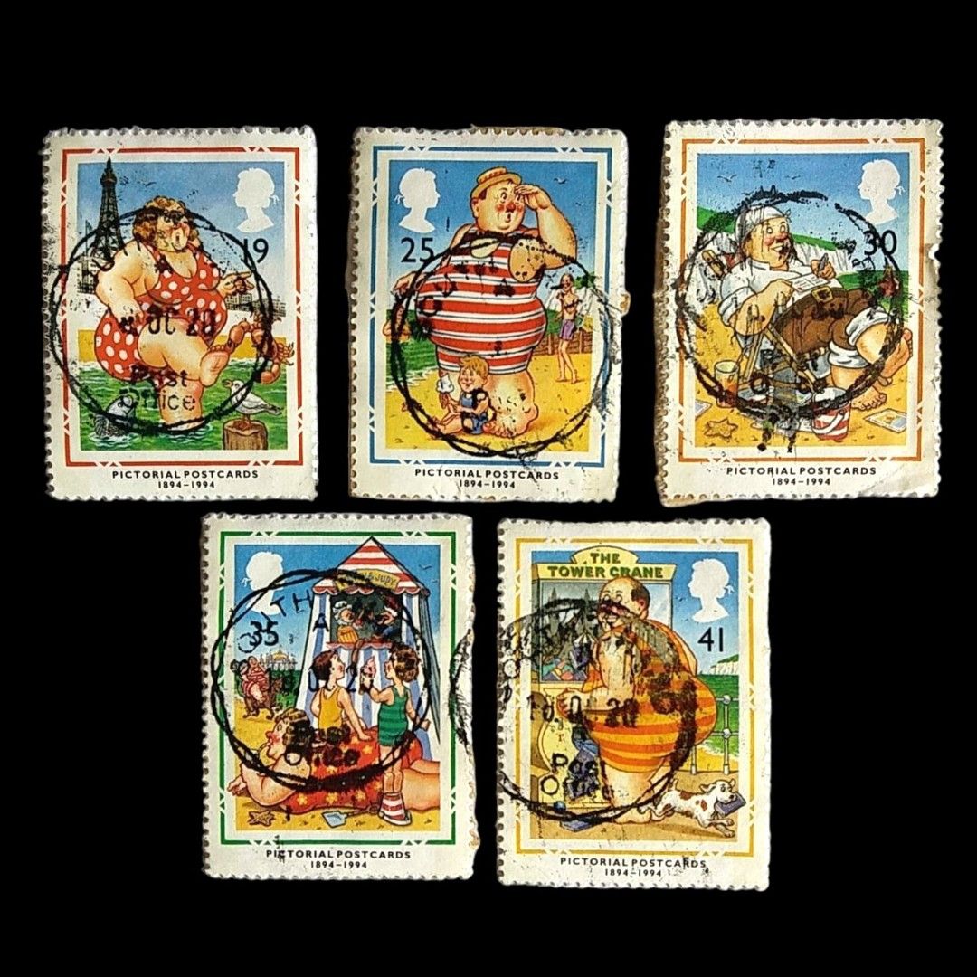 1994 UK "Pictorial Postcards 1894-1994" Centenary of Picture Postcards ...