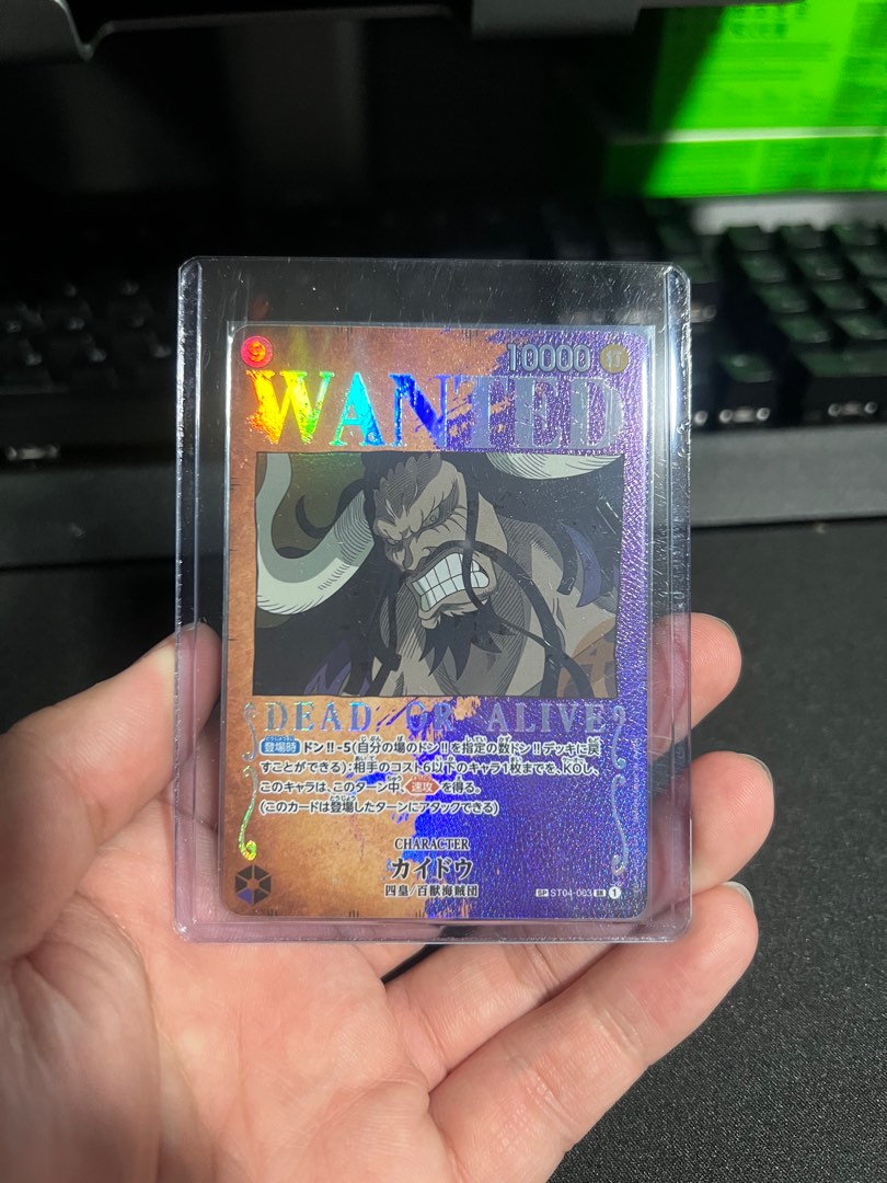 One Piece TCG Kaido Wanted Poster, Hobbies & Toys, Toys & Games on ...